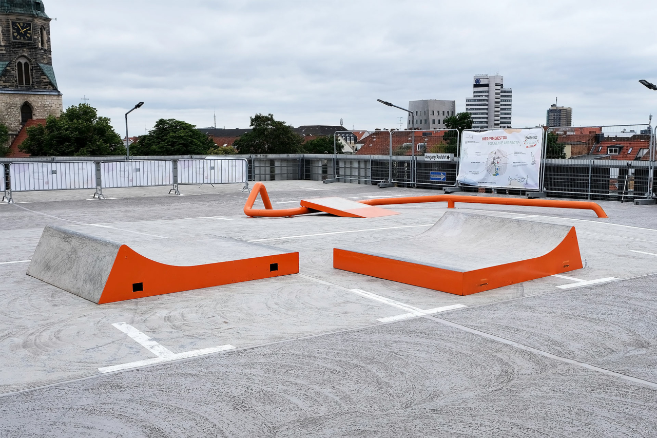 Parkhaus Pop-up Hannover | YAMATO LIVING RAMPS